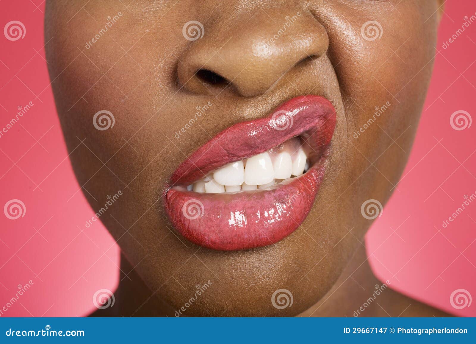 Close Up of Woman Making a Face Stock Image - Image of closeup, shot ...