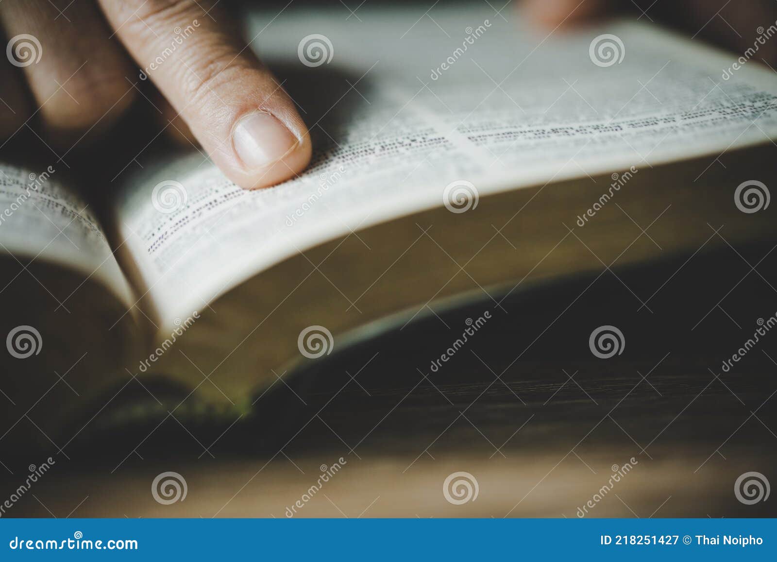 Woman`s Hands while Reading the Bible Stock Image - Image of faith ...