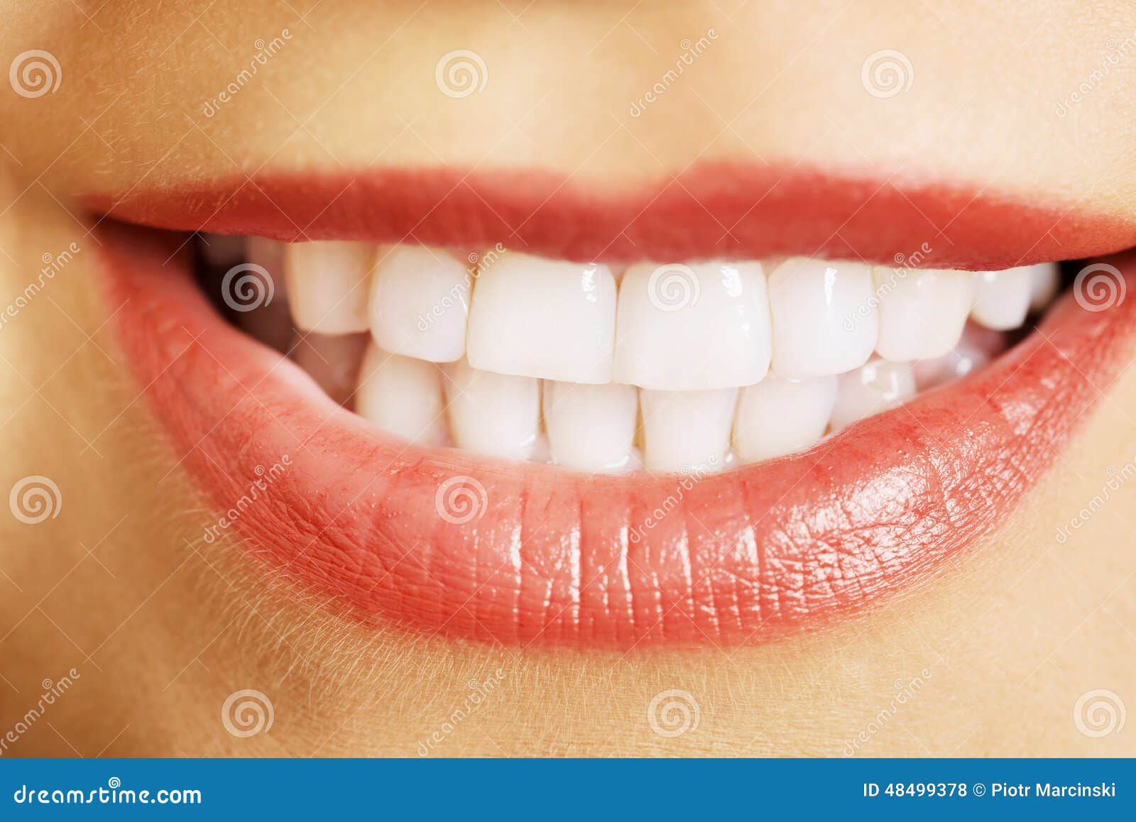 Close Up on Woman White Teeth Stock Photo - Image of person, portrait ...