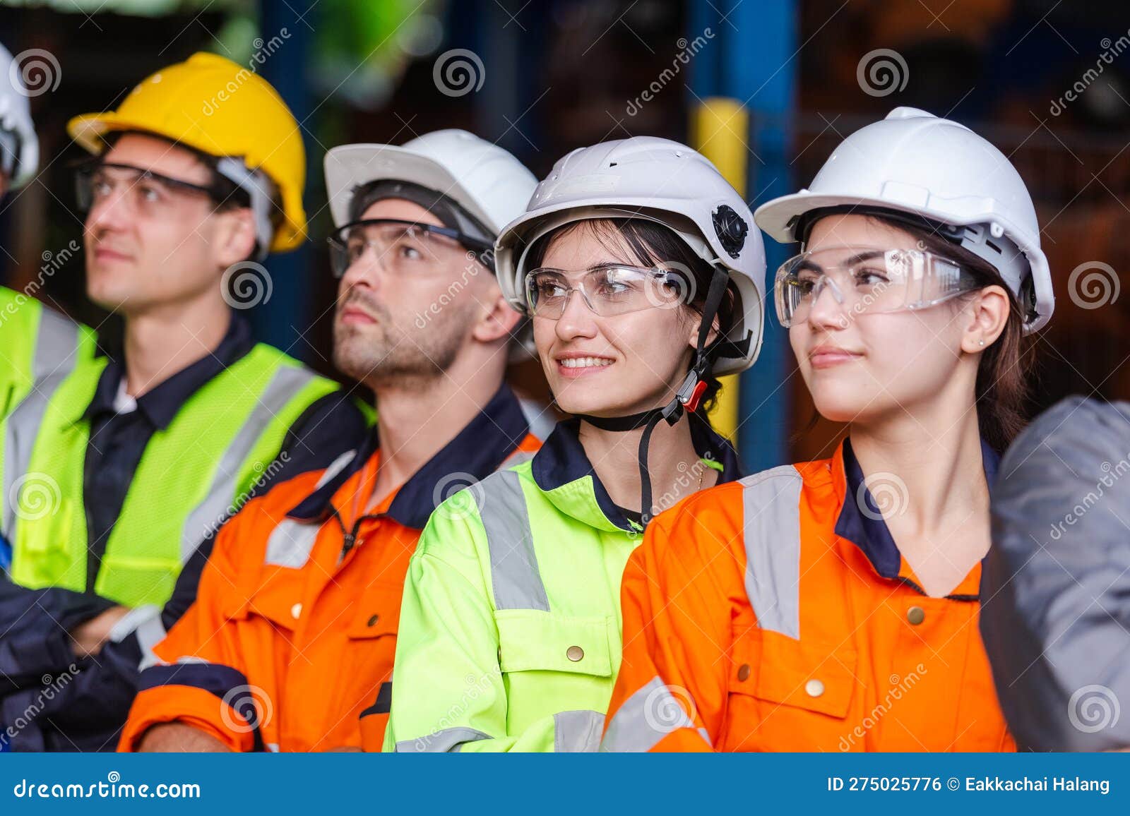 Close Up Women Engineering Wear Uniform. Team Engineering Worker ... Close Up Women Engineering Wear Uniform. Team Engineering Worker ...