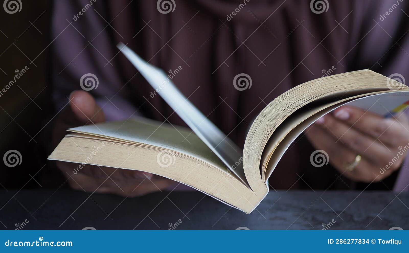 Close Up of Women Hand Turning a Pager of a Diary Stock Footage - Video ...