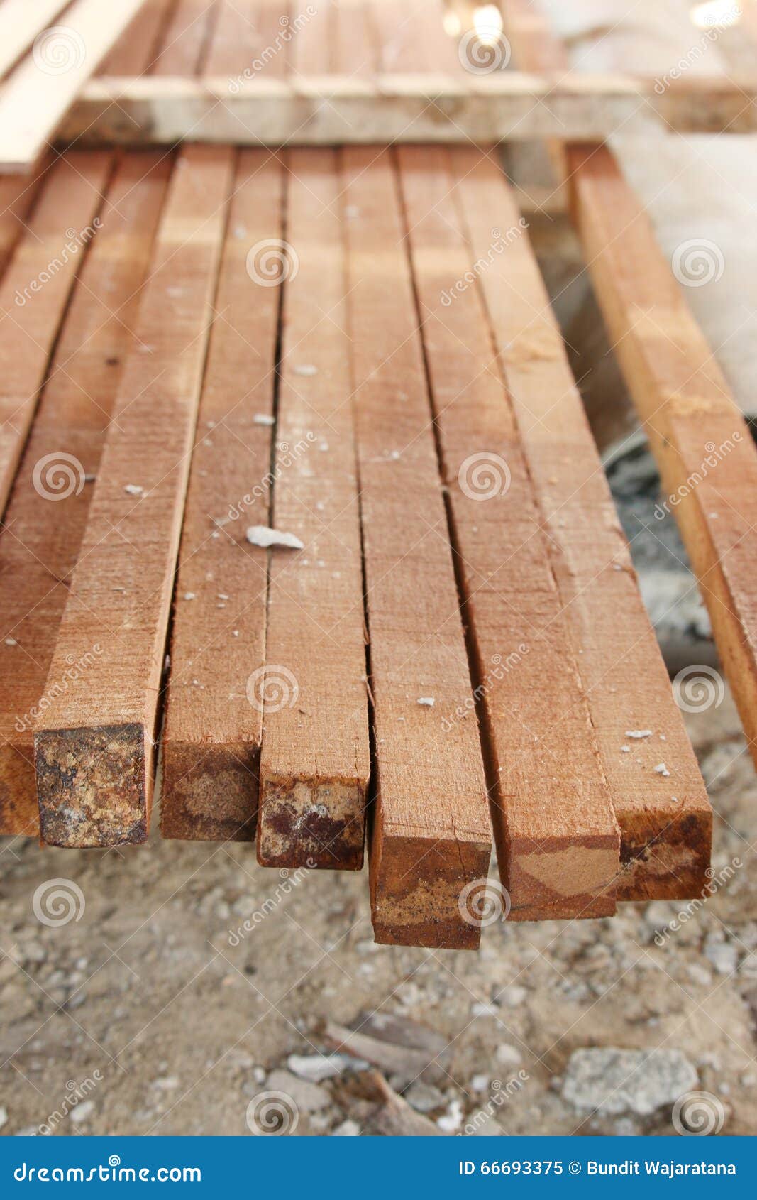 Close-up Wood Construction Arranged Vertical Stock Image - Image of ...