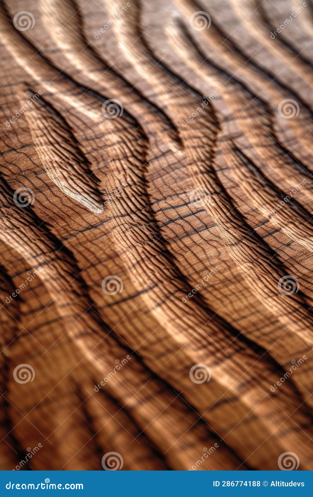 Close-up of Wood Grain Patterns on Oak Stock Photo - Image of brown ...
