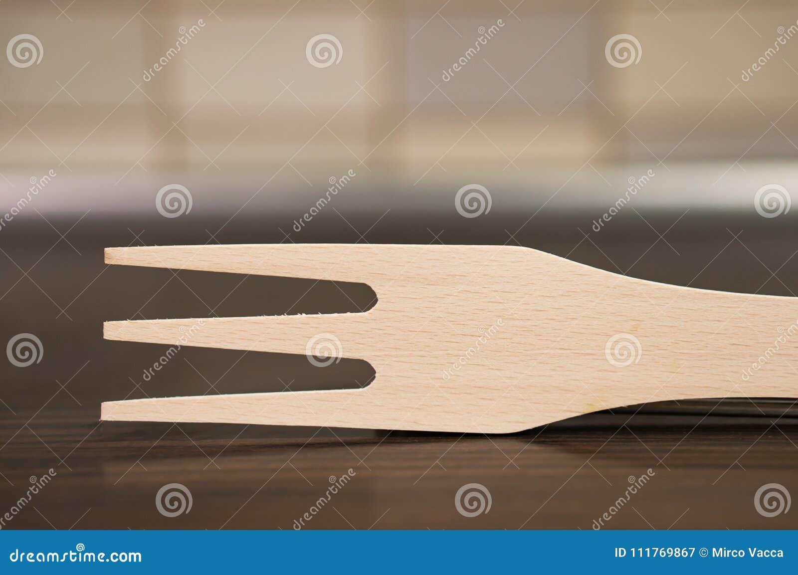 Wooden fork stock image. Image of wooden, kitchen, tool - 111769867