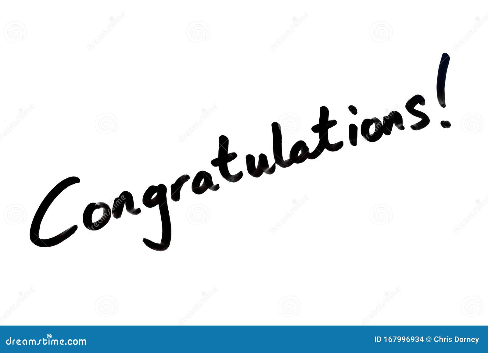 Congratulations Handwritten Text In Red Liquid Shape With Colorful ...