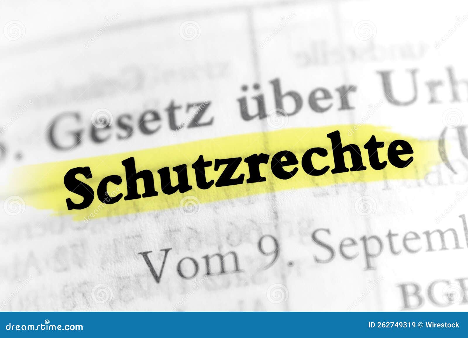 Close-up of a Word in German Dictionary with Initial, Definition and ... Close-up of a Word in German Dictionary with Initial, Definition and ...