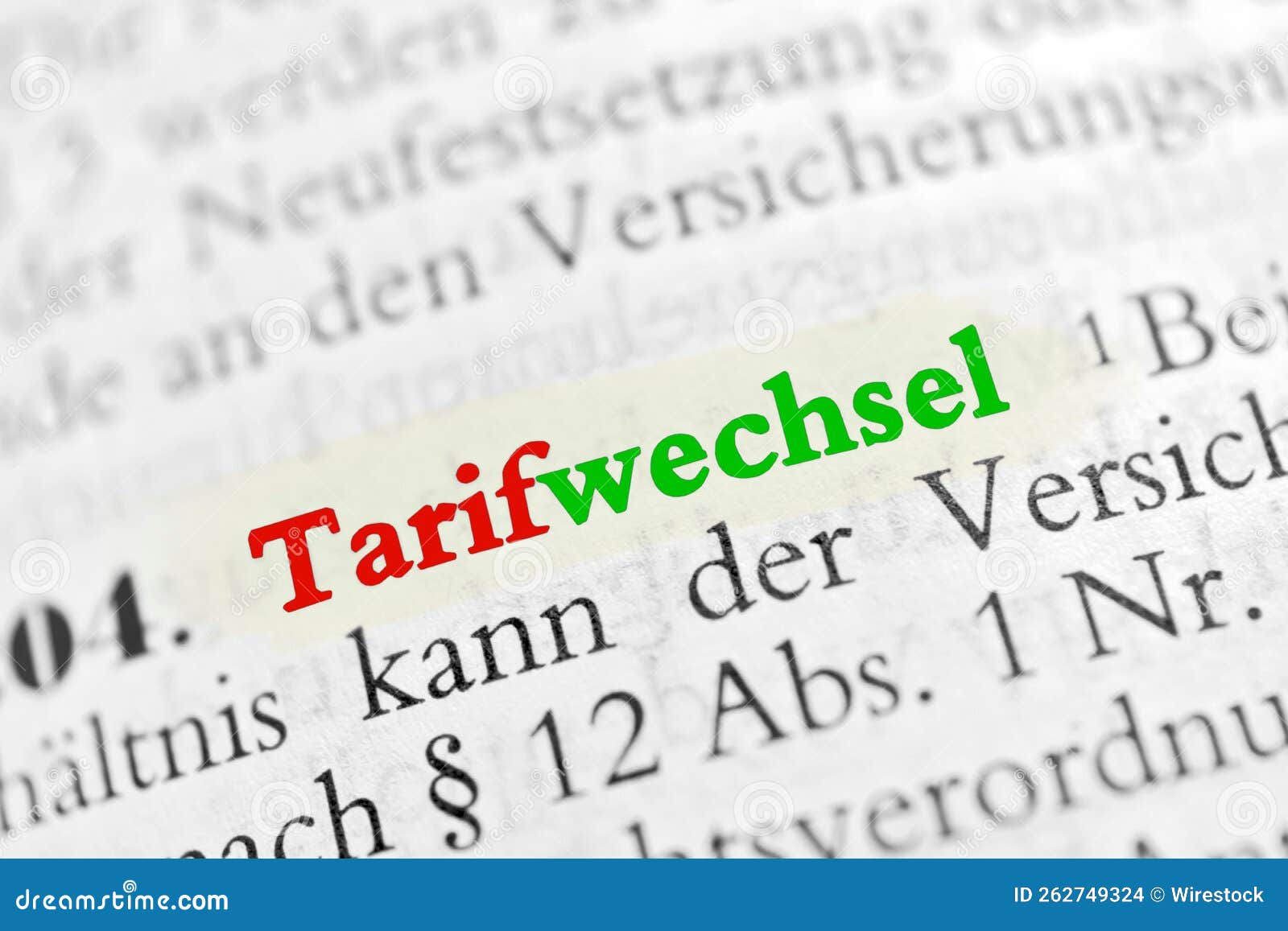 Close-up of a Word in German Dictionary with Initial, Definition and ... Close-up of a Word in German Dictionary with Initial, Definition and ...