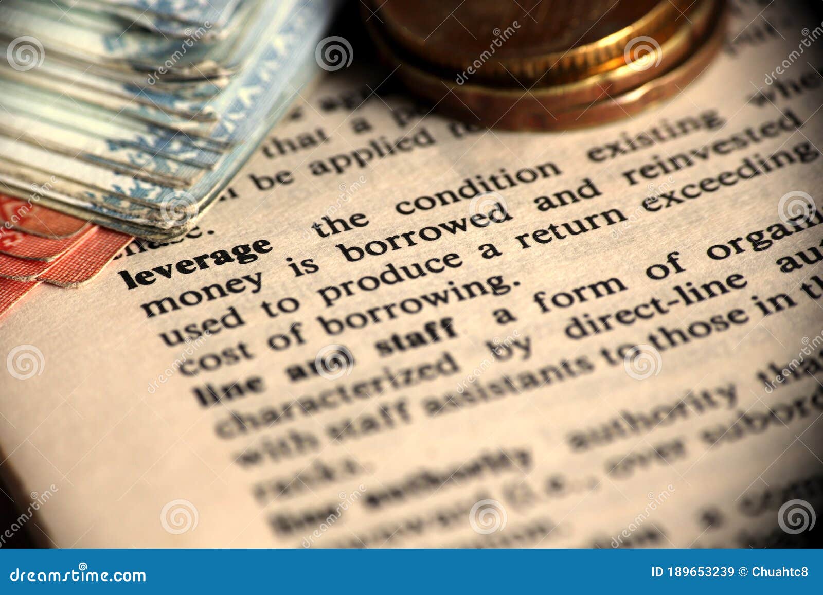 Close-up on the Word `leverage` in a Dictionary Stock Image - Image of financial, profit: 189653239