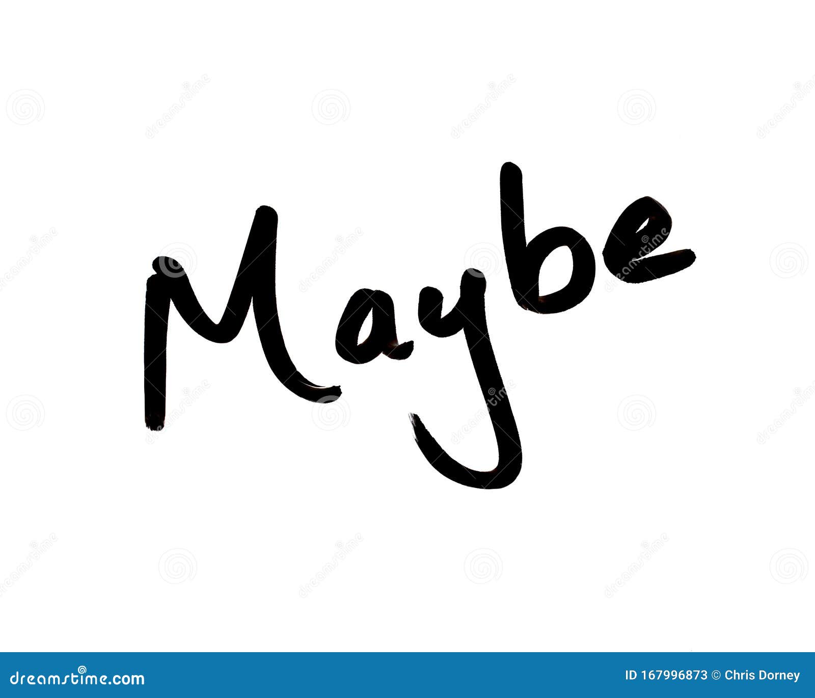 Maybe stock illustration. Illustration of memo, closeup - 167996873