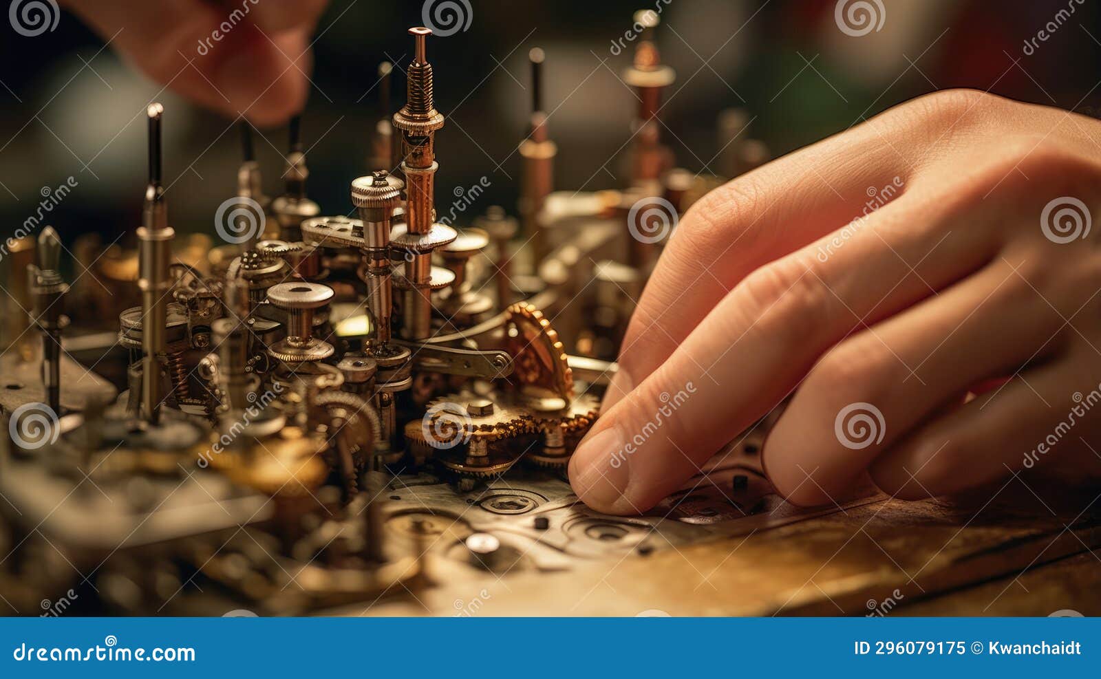 Worker S Hands Assembling Components, Highlighting the Intricate and ...