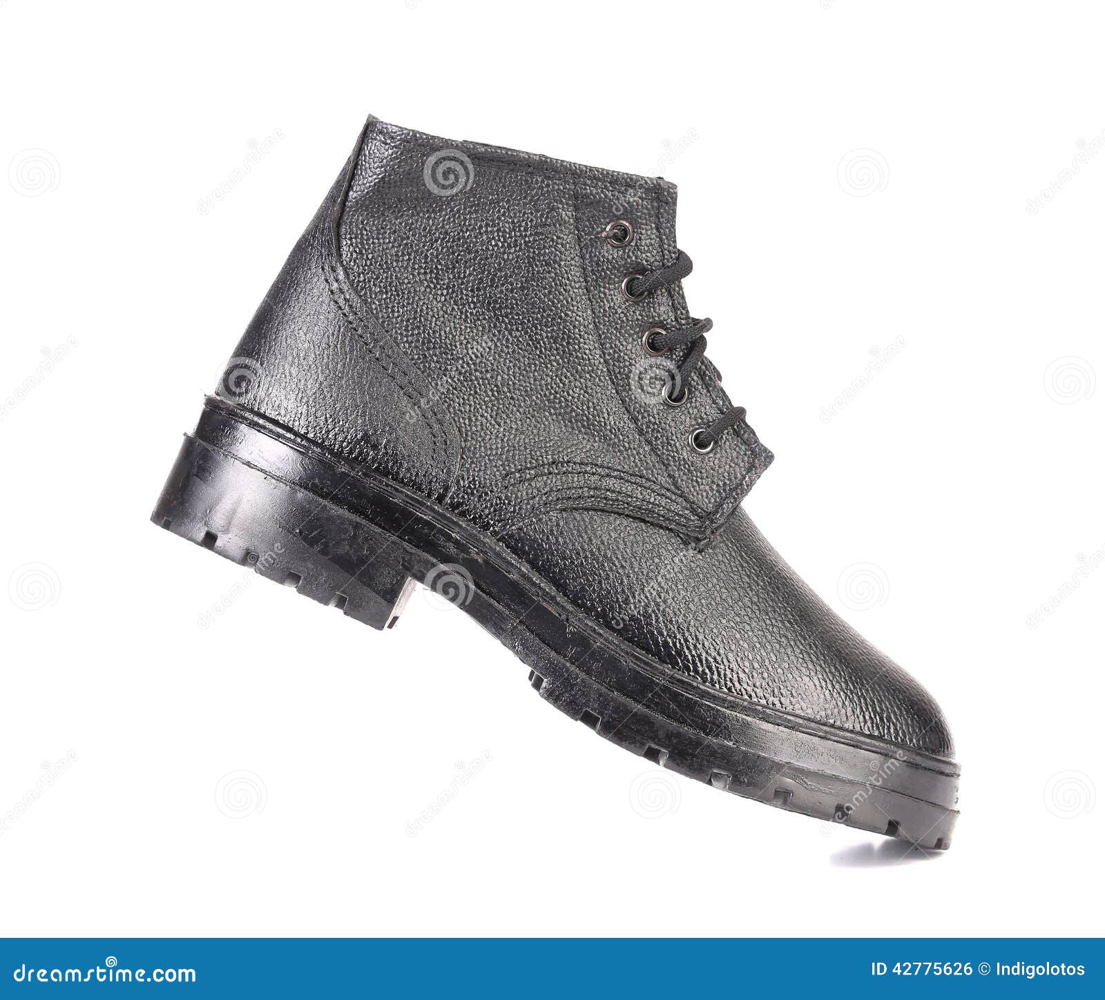 Close up of working boot. stock photo. Image of isolated - 42775626