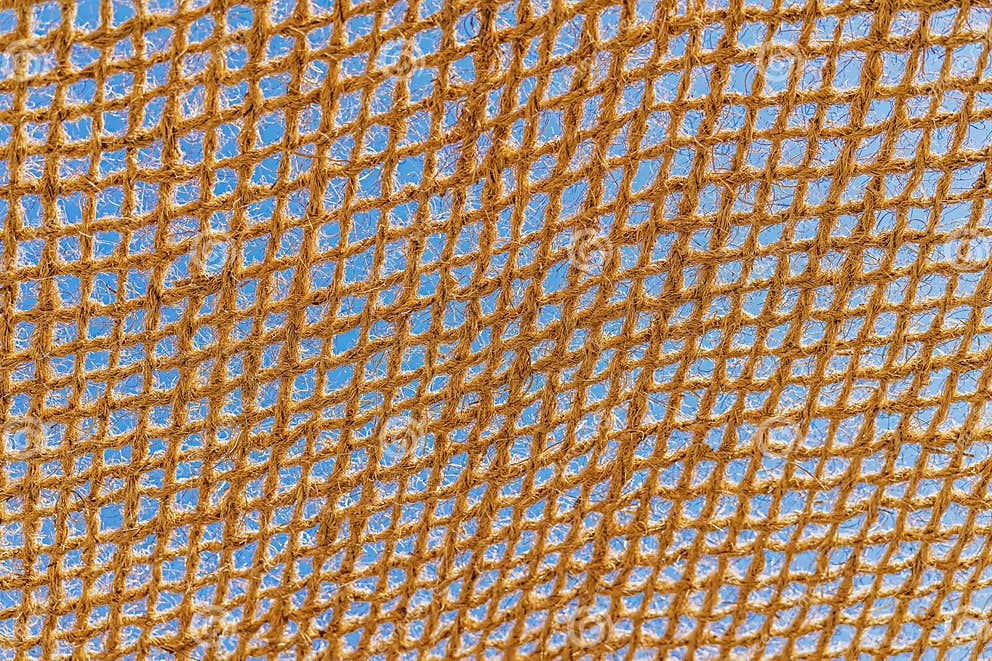 Close-up of a Woven Net or Mesh Pattern with Detailed Texture, Grid ...