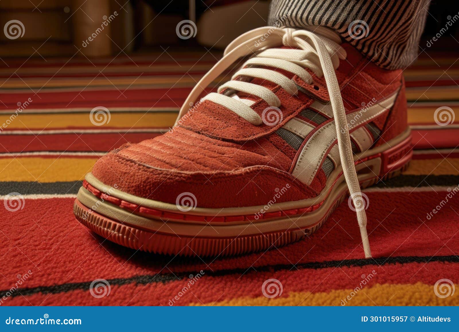 Close-up of a Wrestling Shoe Stepping on a Mat Stock Image - Image of ...