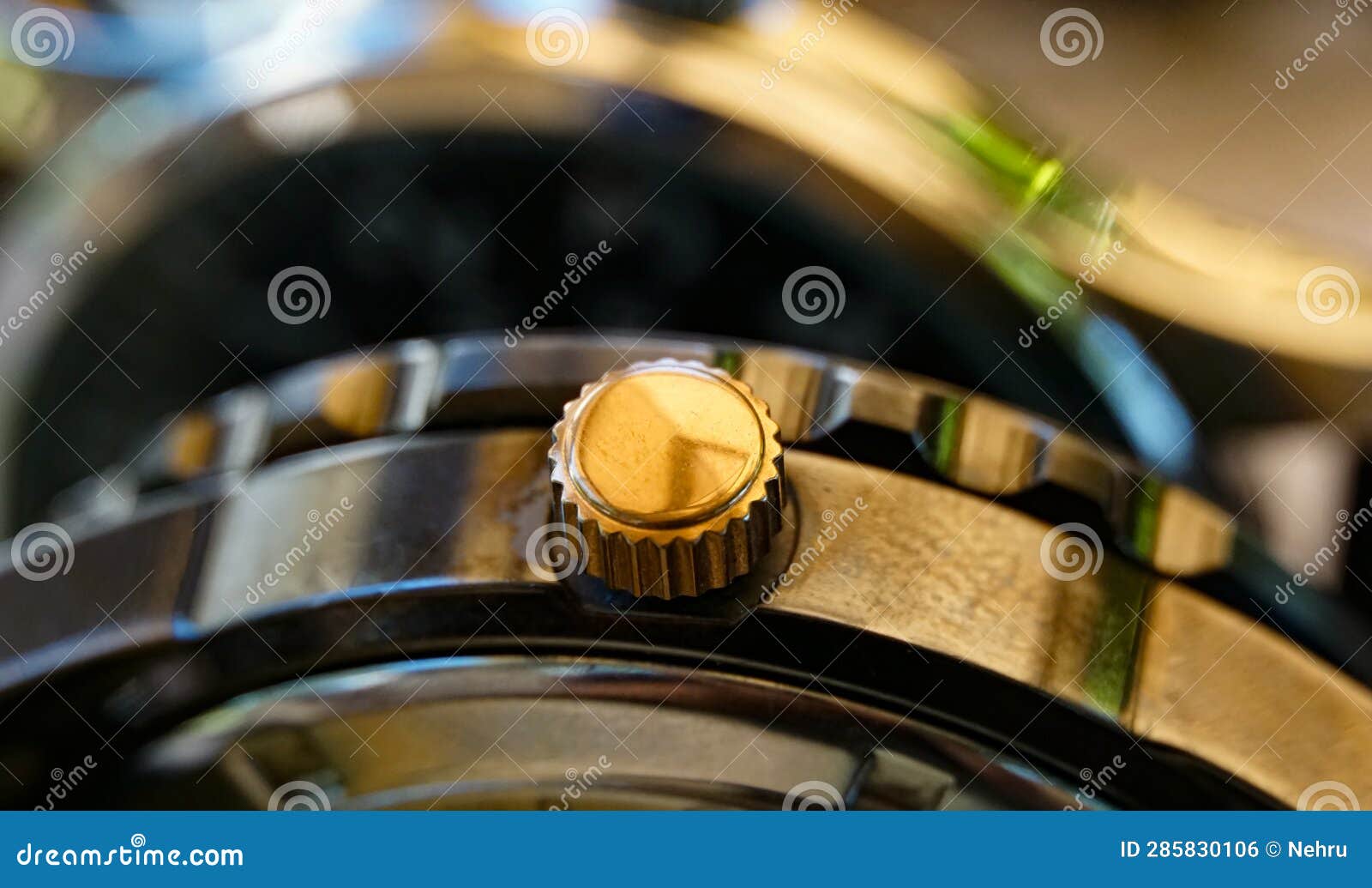 Close Up of Wrist Watch ,details, Time Concept Stock Photo - Image of ...