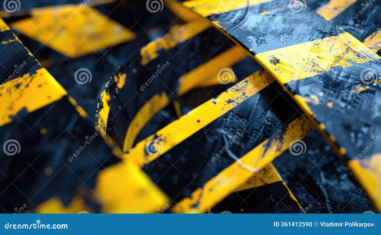 Close-up Of Barricade With Traffic Cone And Hard Hat Stock Photography ...