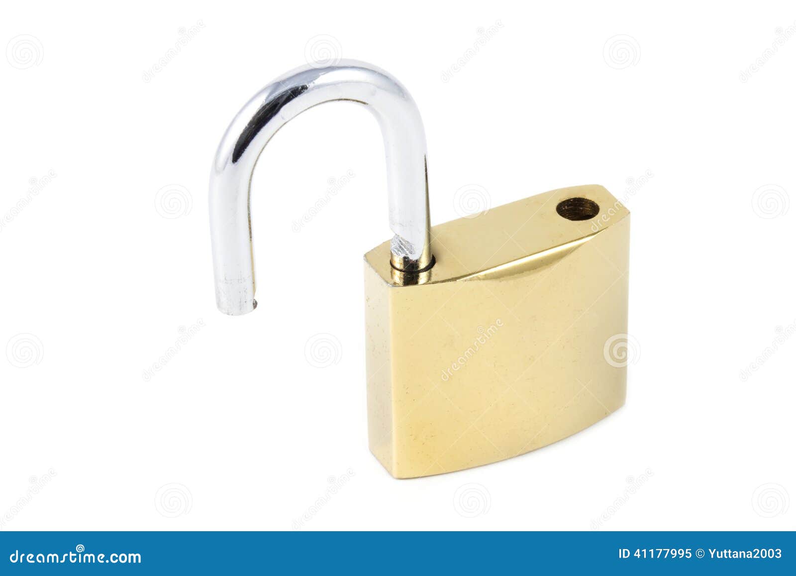 Close up yellow lock stock image. Image of privacy, open - 41177995