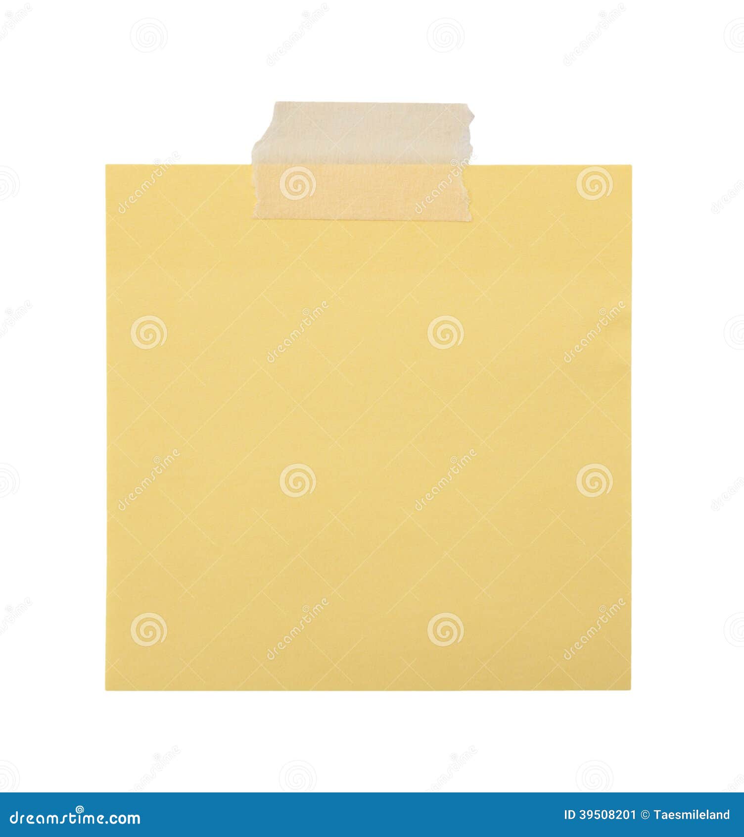 Close Up of a Yellow Note Paper Stock Image - Image of adhesive, office ...