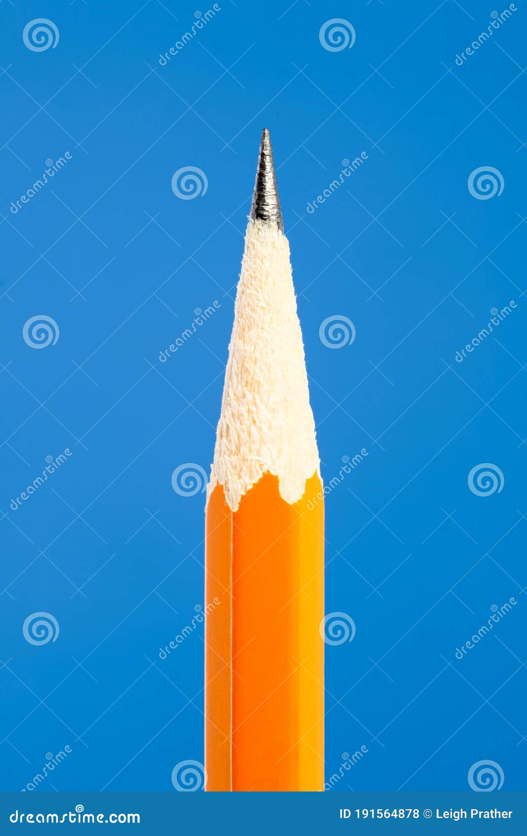 Close Up of Yellow Pencil Tip Stock Photo - Image of sharp, background ...