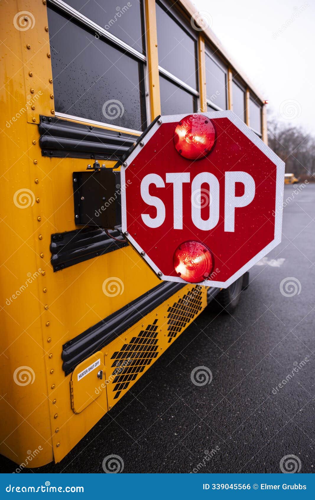 Close Up of a Yellow School Bus Stock Photo - Image of station, school ...