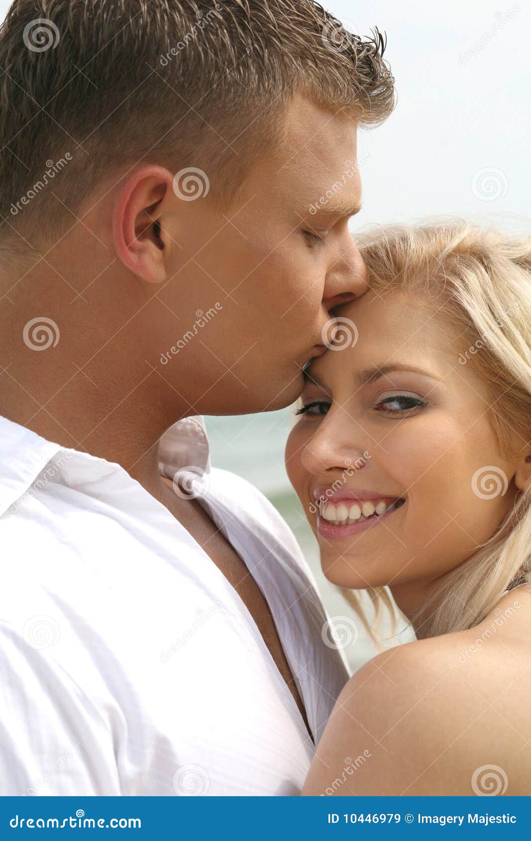 Close-up of young couple stock image. Image of carefree - 10446979