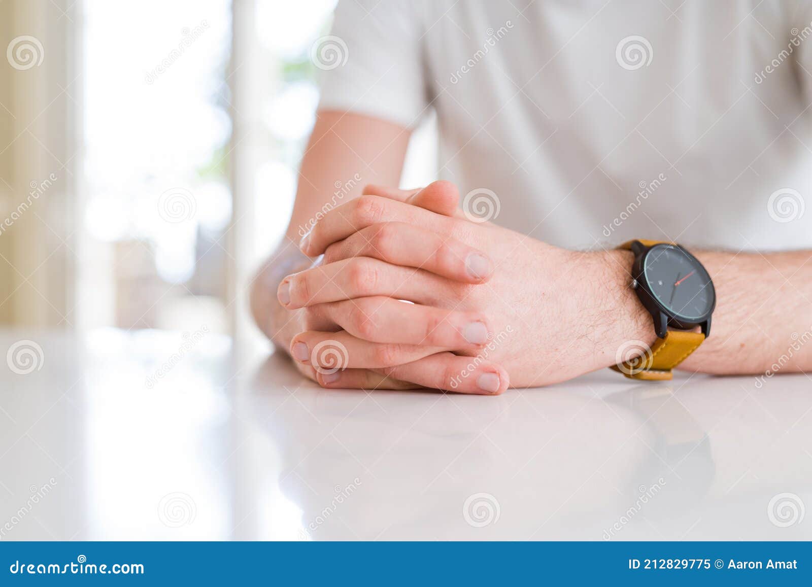 Close Up Young Man Hands Together Stock Image - Image of natural, hands ...
