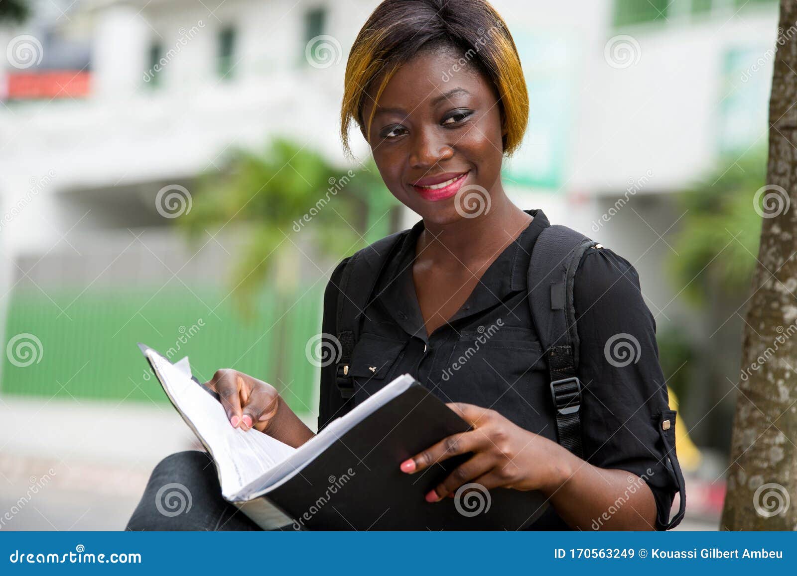 Close Up of Young Student, Smiling Stock Image - Image of education ...