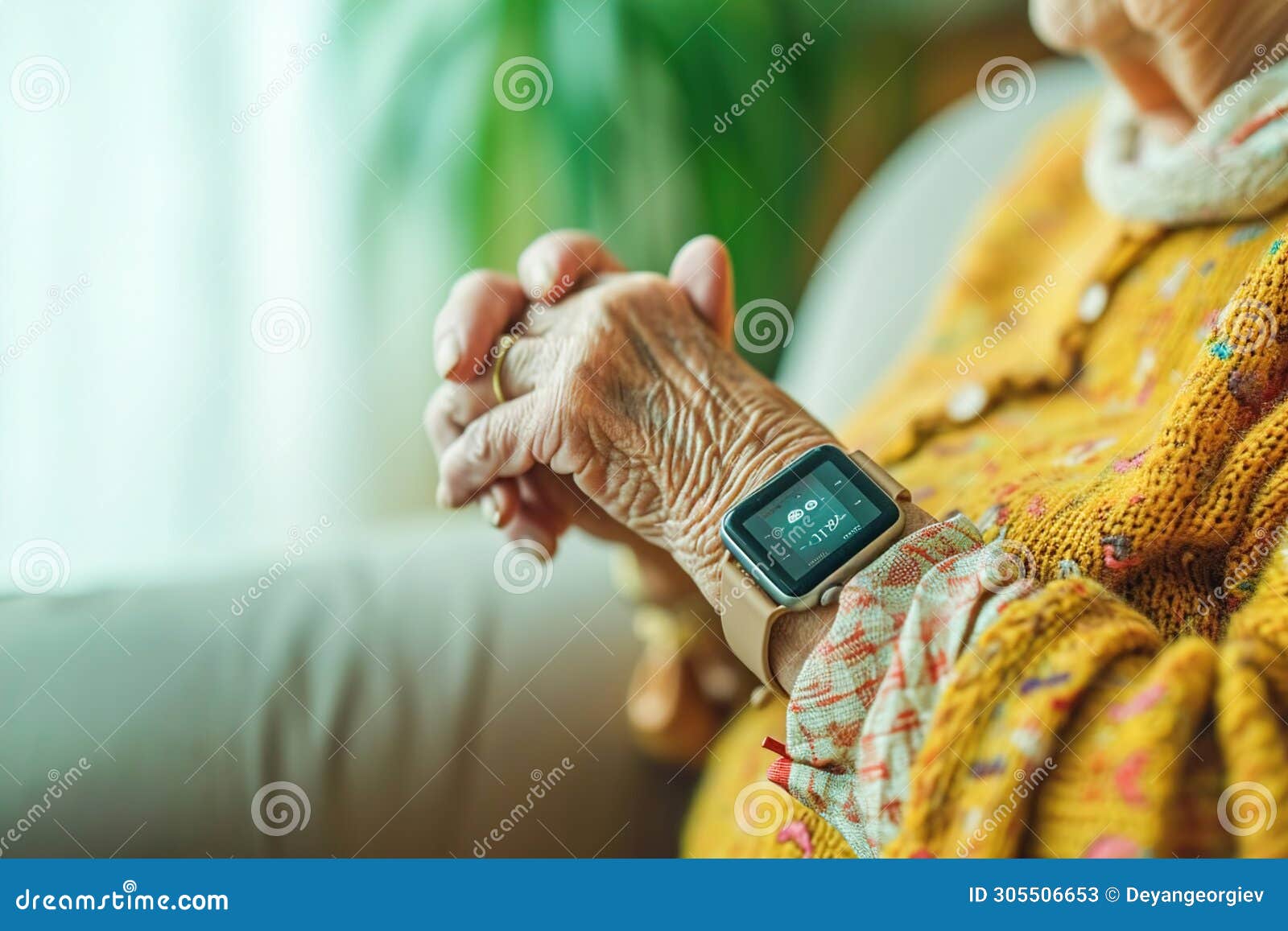 Close-ups of Elderly Hands Navigating Touchscreen Devices Stock ...
