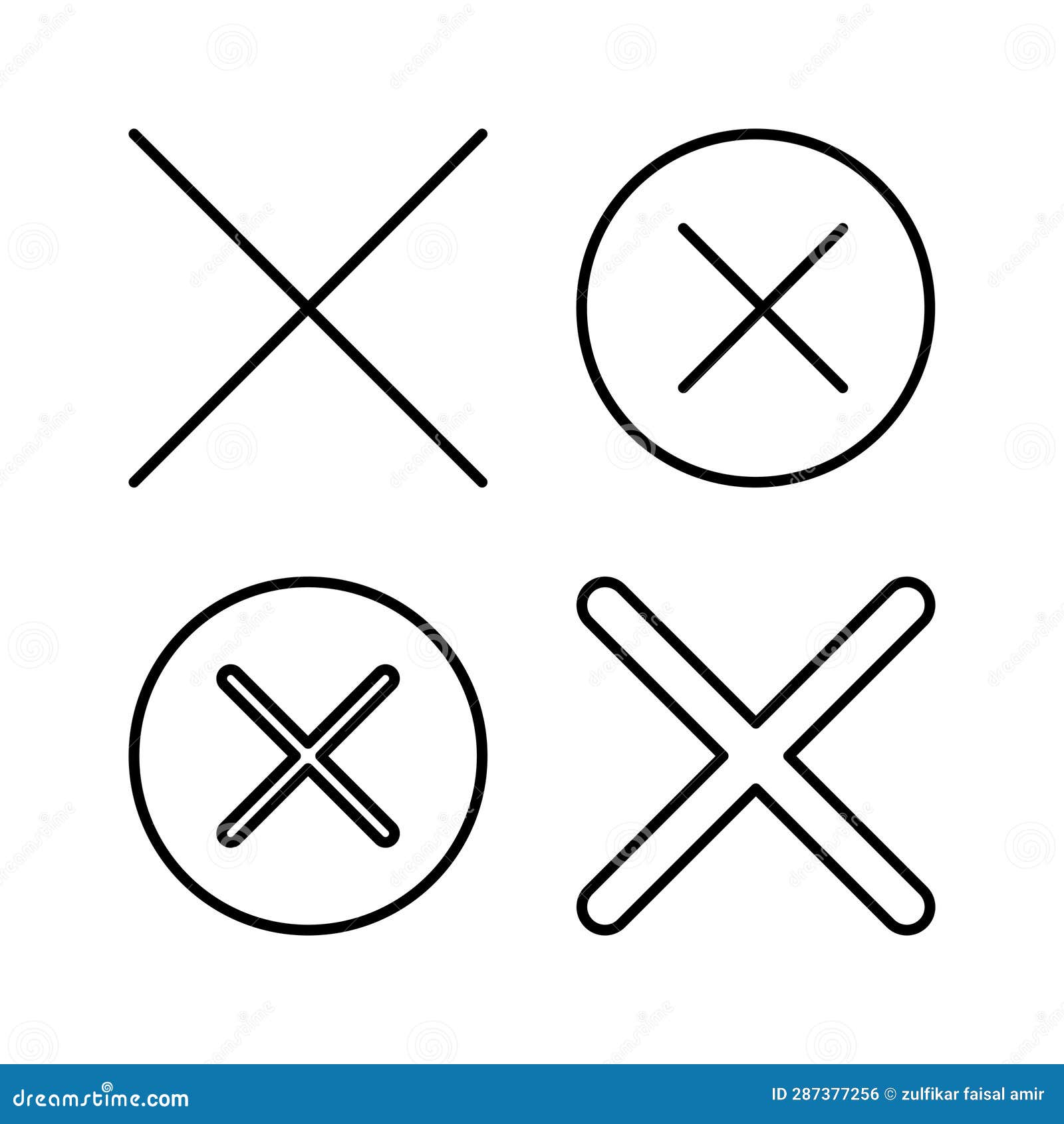 Close Icon. Delete Icon. Remove, Cancel, Exit Symbol Stock Vector ...