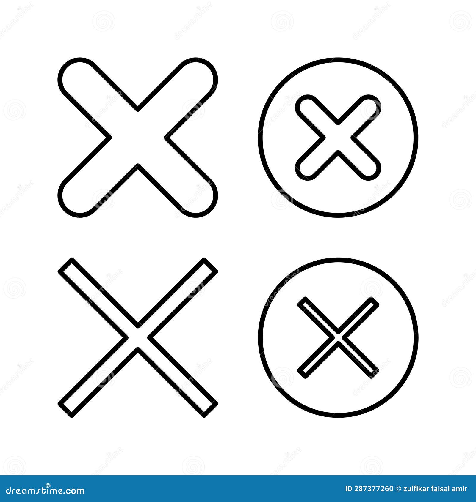 Close Icon. Delete Icon. Remove, Cancel, Exit Symbol Stock Illustration ...