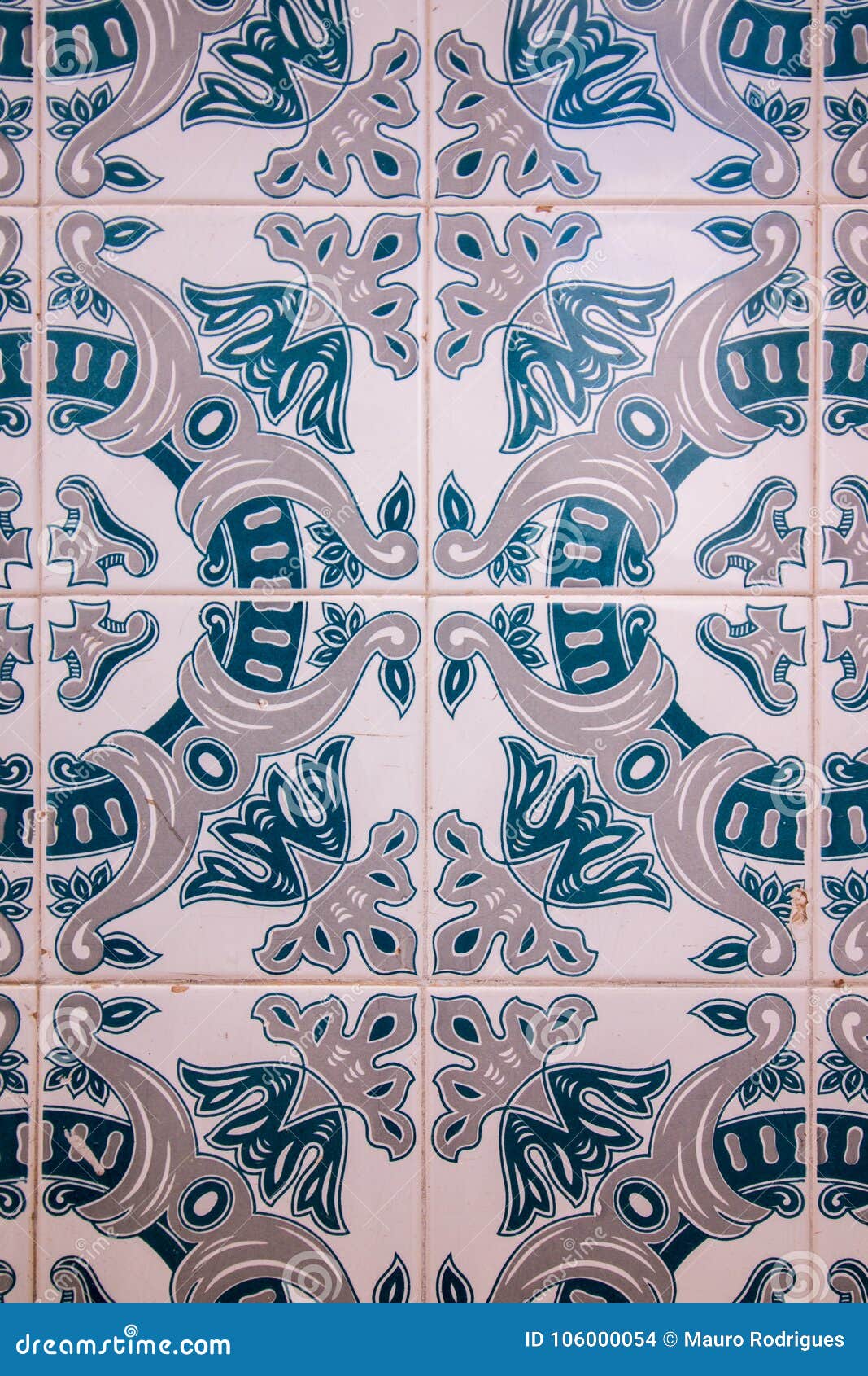 Beautiful azulejo artwork stock photo. Image of close - 106000054