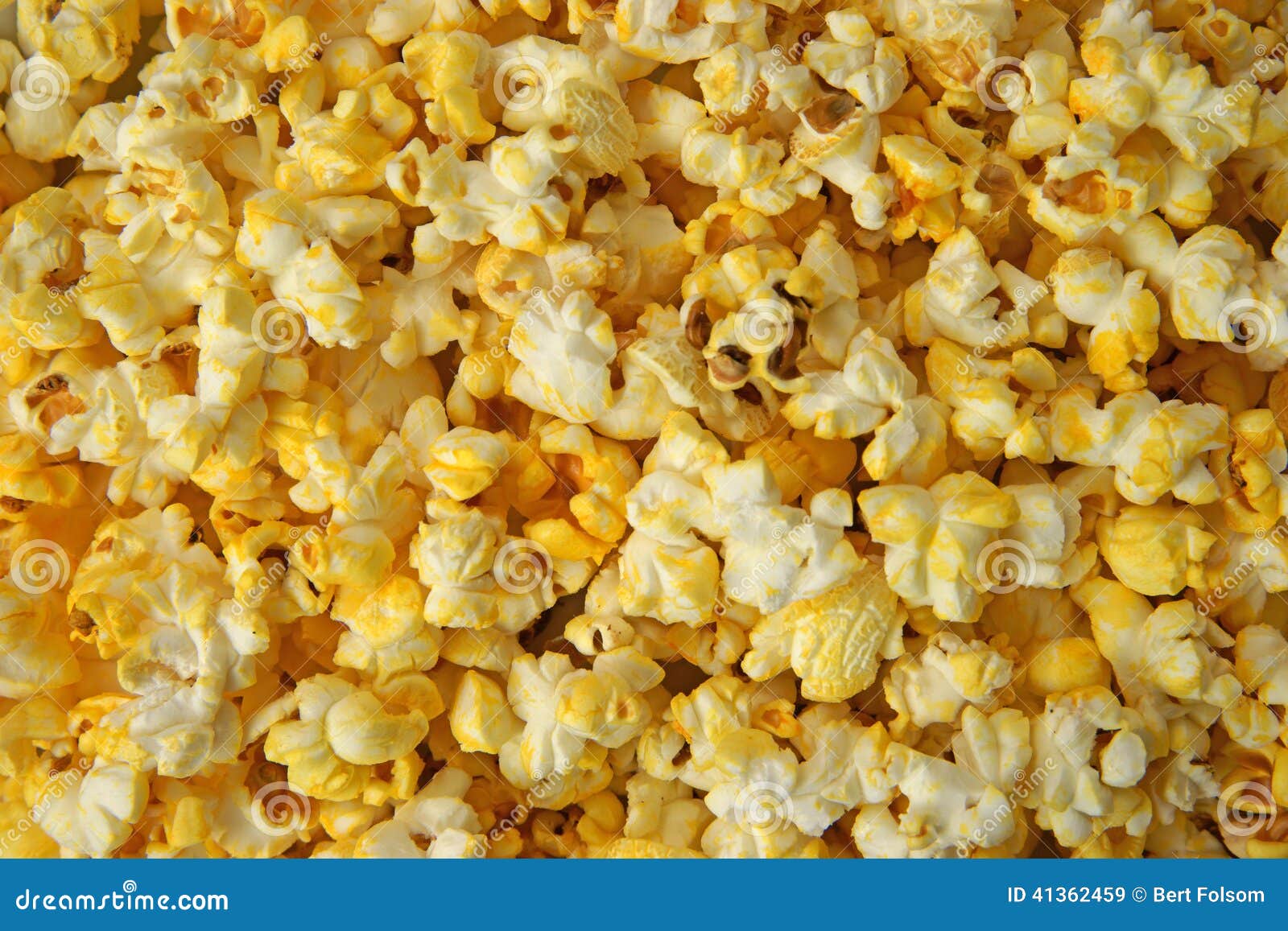 Close View of Buttered Popcorn Stock Image - Image of close, microwaved ...