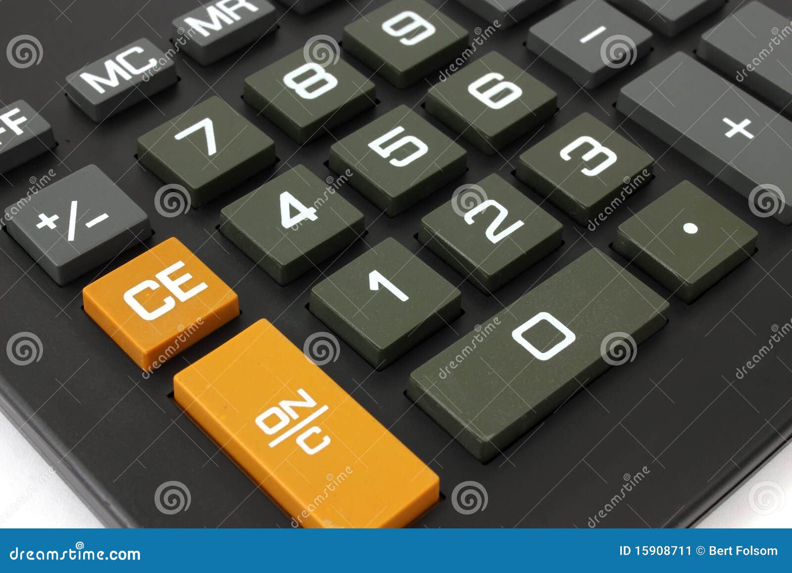 Close View of a Calculator Keypad Stock Image - Image of body, used ...
