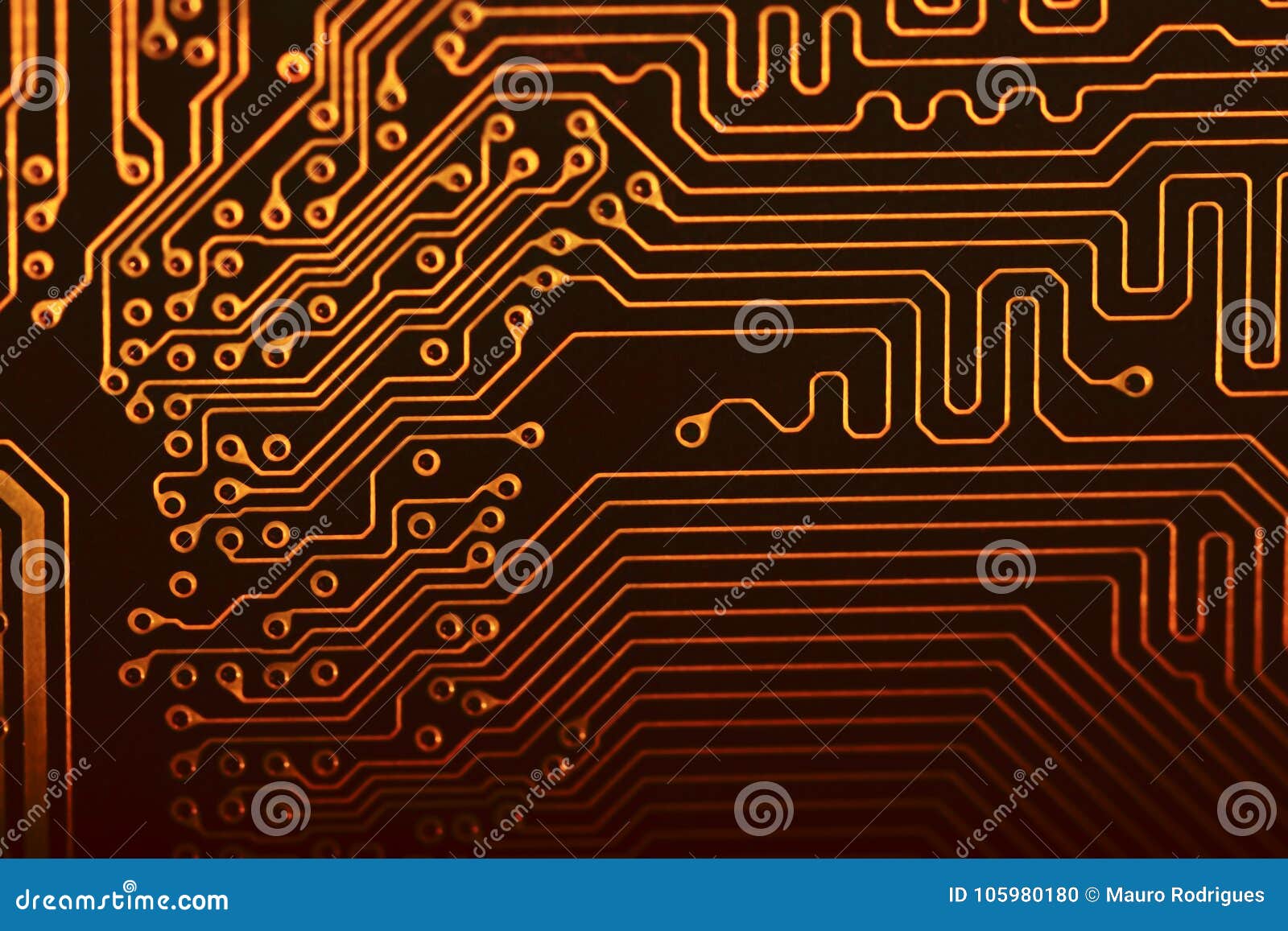 Computer circuit stock photo. Image of gold, equipment - 105980180