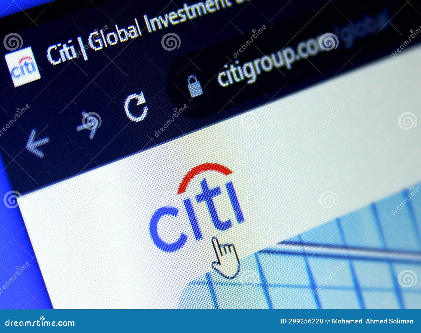 Citibank logo editorial stock photo. Image of fargo - 299256228
