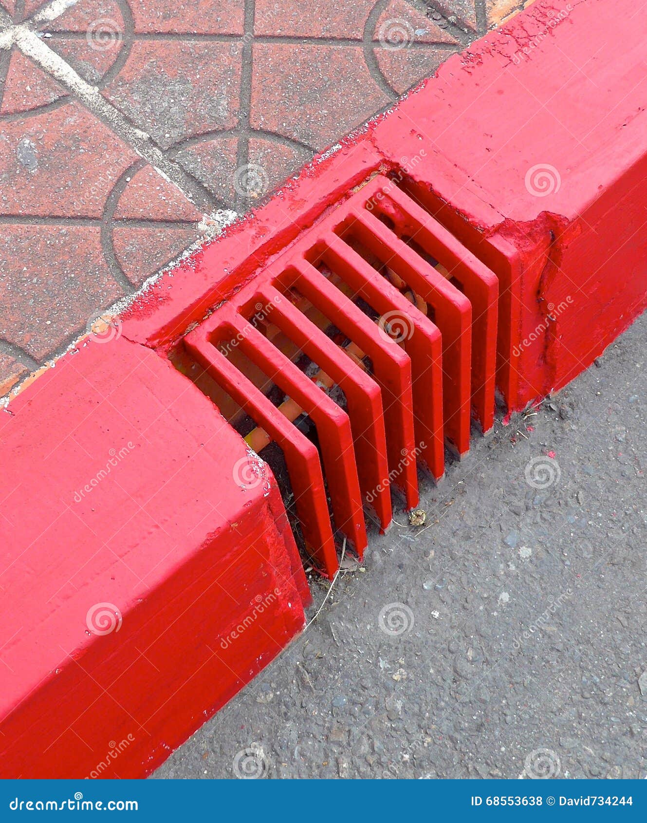 The Close View of Drainage Holes Stock Photo - Image of copy, sewer ...