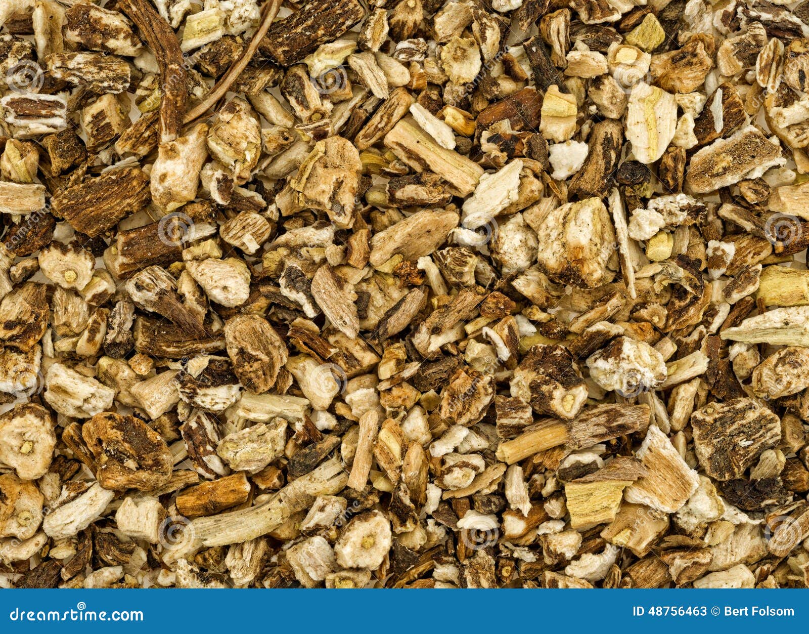 Dandelion Root Or In Latin Taraxaci Radix In A Glass Jar And Wooden ...