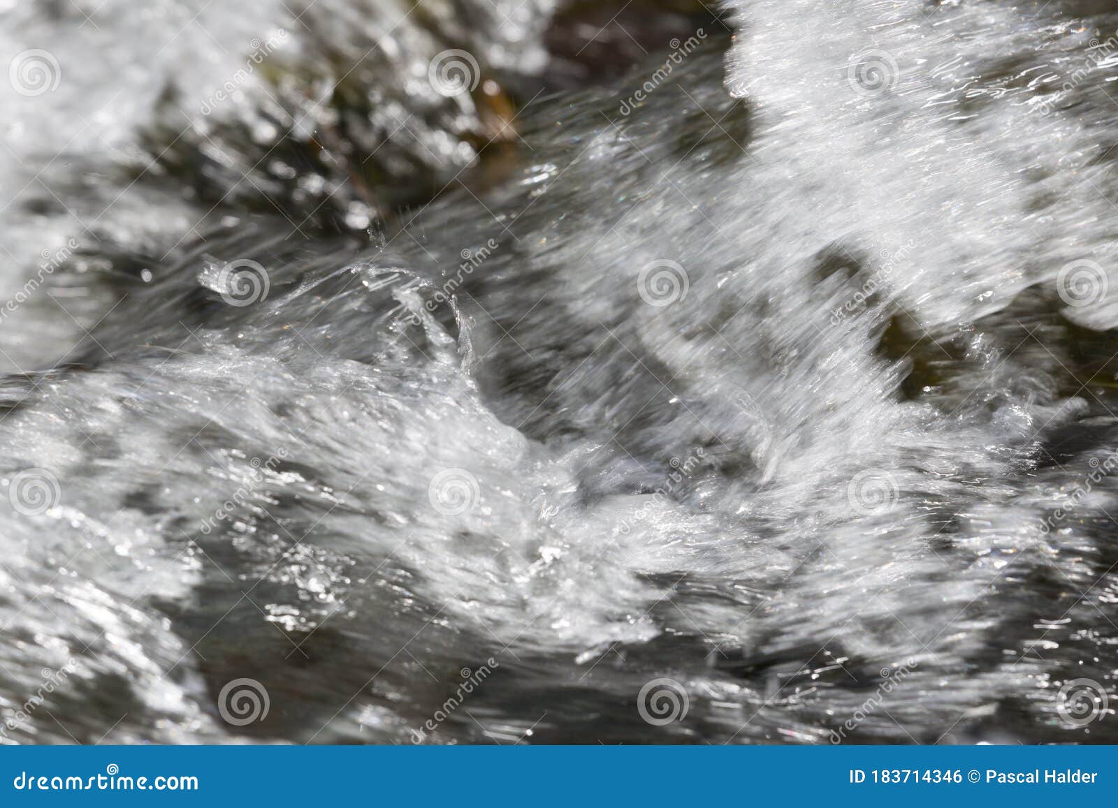 Close View on Dynamic Movement of Water Stream Stock Photo - Image of ...