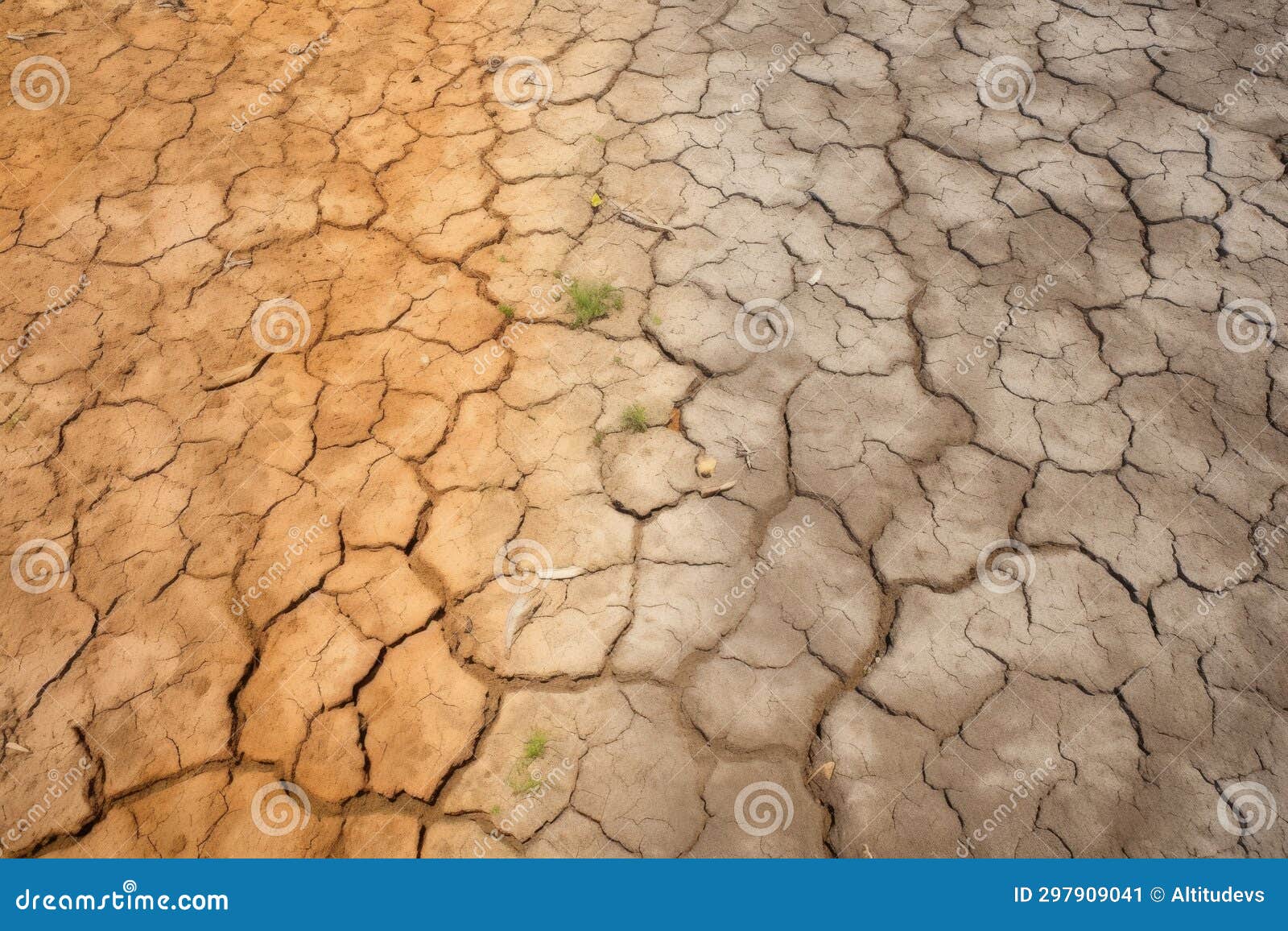 Close View of Half Wet, Half Dry Sandy Ground Stock Image - Image of ...