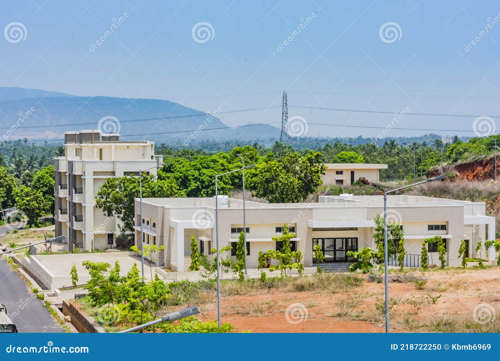 Close View of Indian Building of an Indian Colony Looking Awesome ...