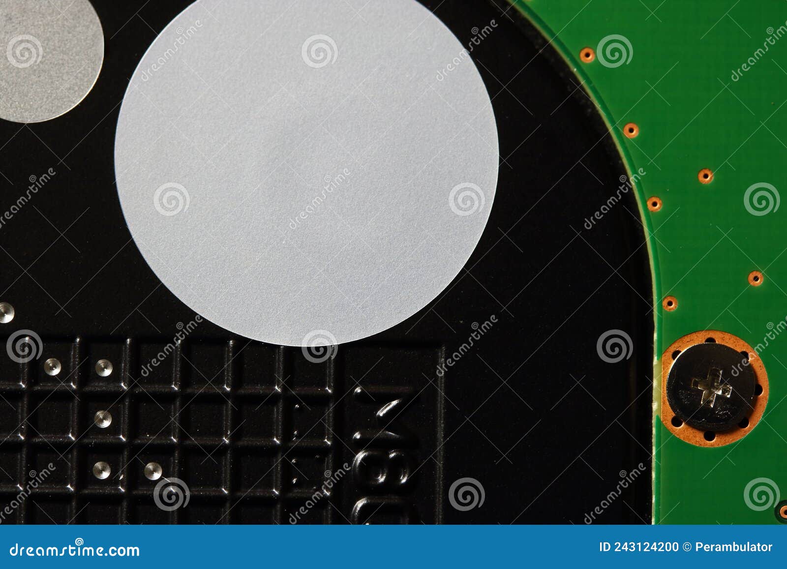 Internal Computer Hard Disk. Harddisk Flat Vector Illustration With ...