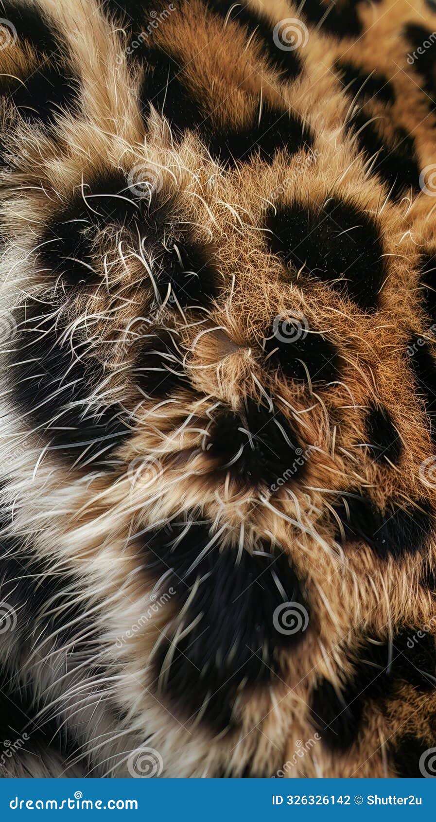 Close View of a Jaguar Coat Highlighting the Rosette Patterns and ...
