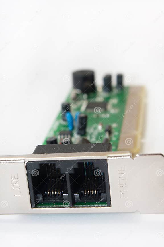 Close view of modem inputs stock image. Image of internet - 50088049