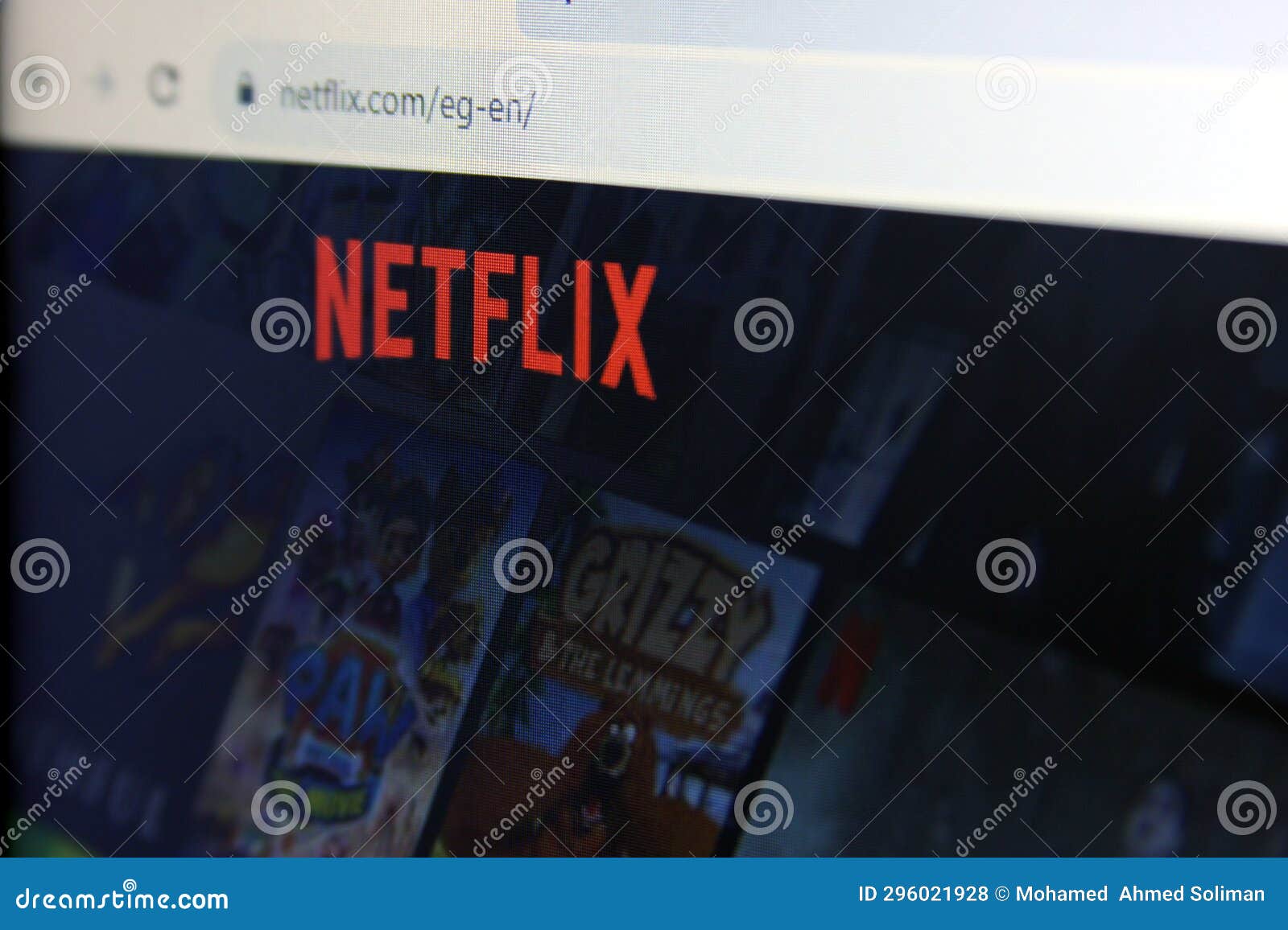 Netflix website editorial stock photo. Image of editorial - 296021928