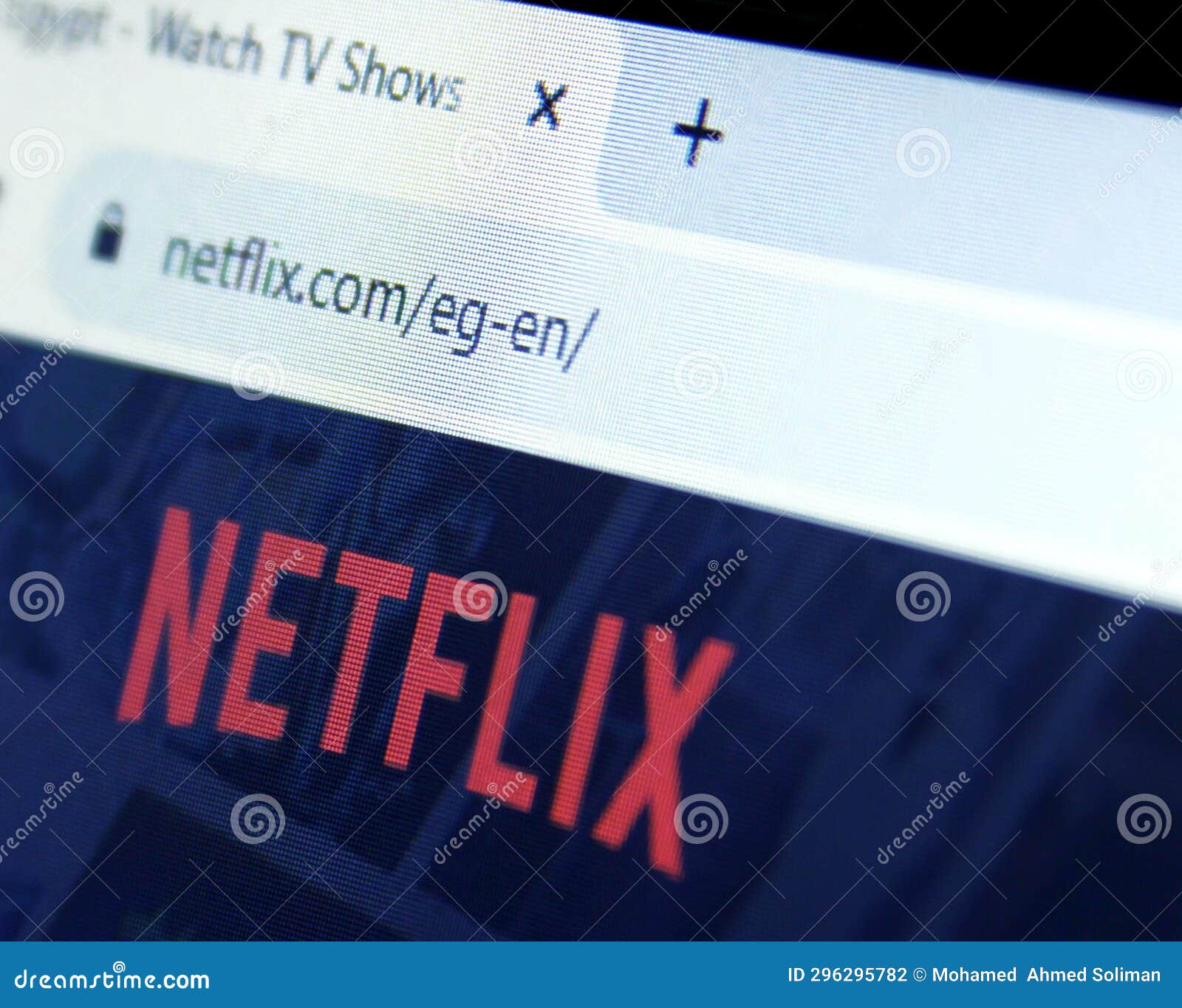 Netflix website editorial photography. Image of applications - 296295782