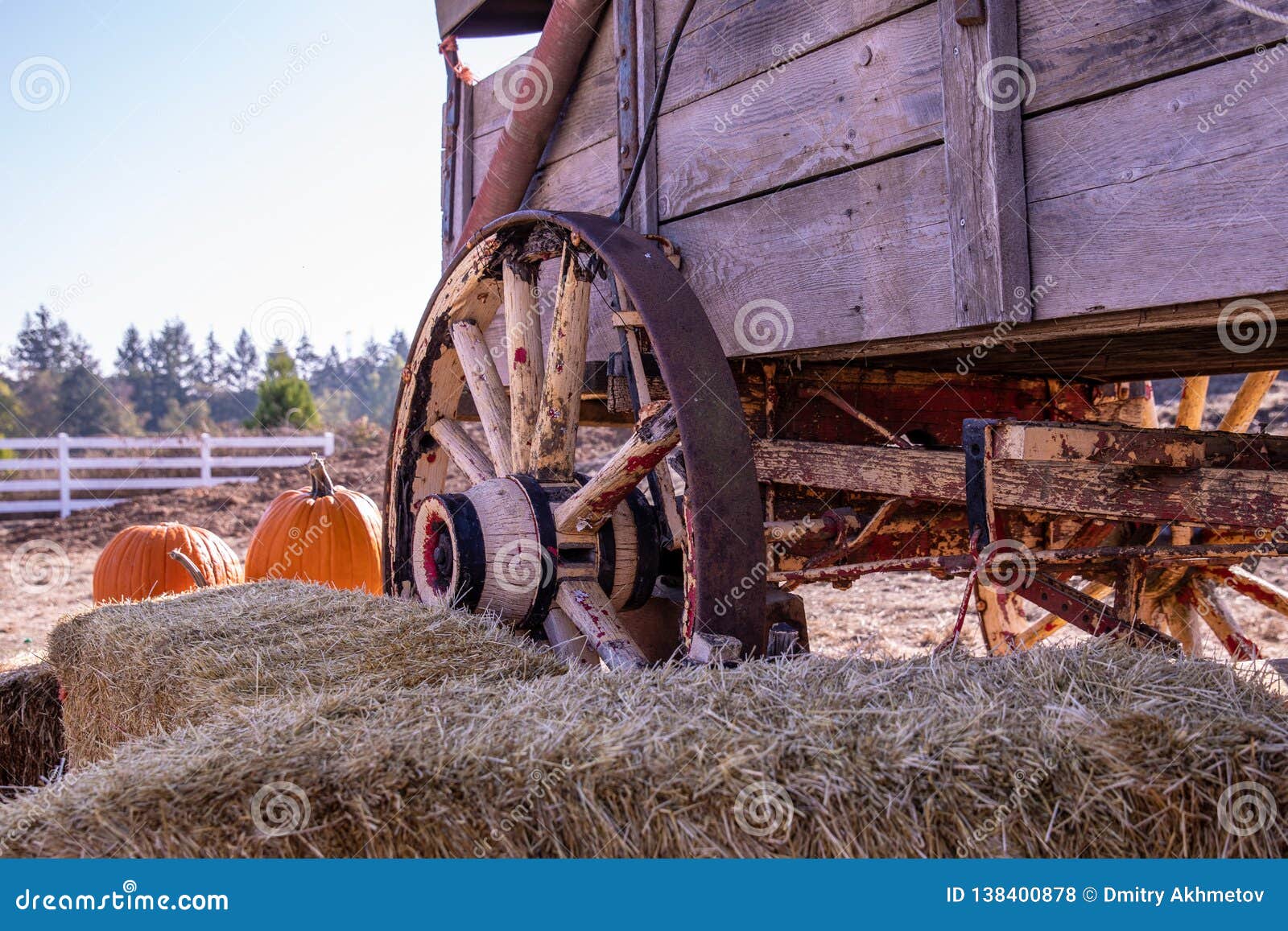 Close View of an Old Rustic Wagon Wheel. Stock Photo - Image of ...