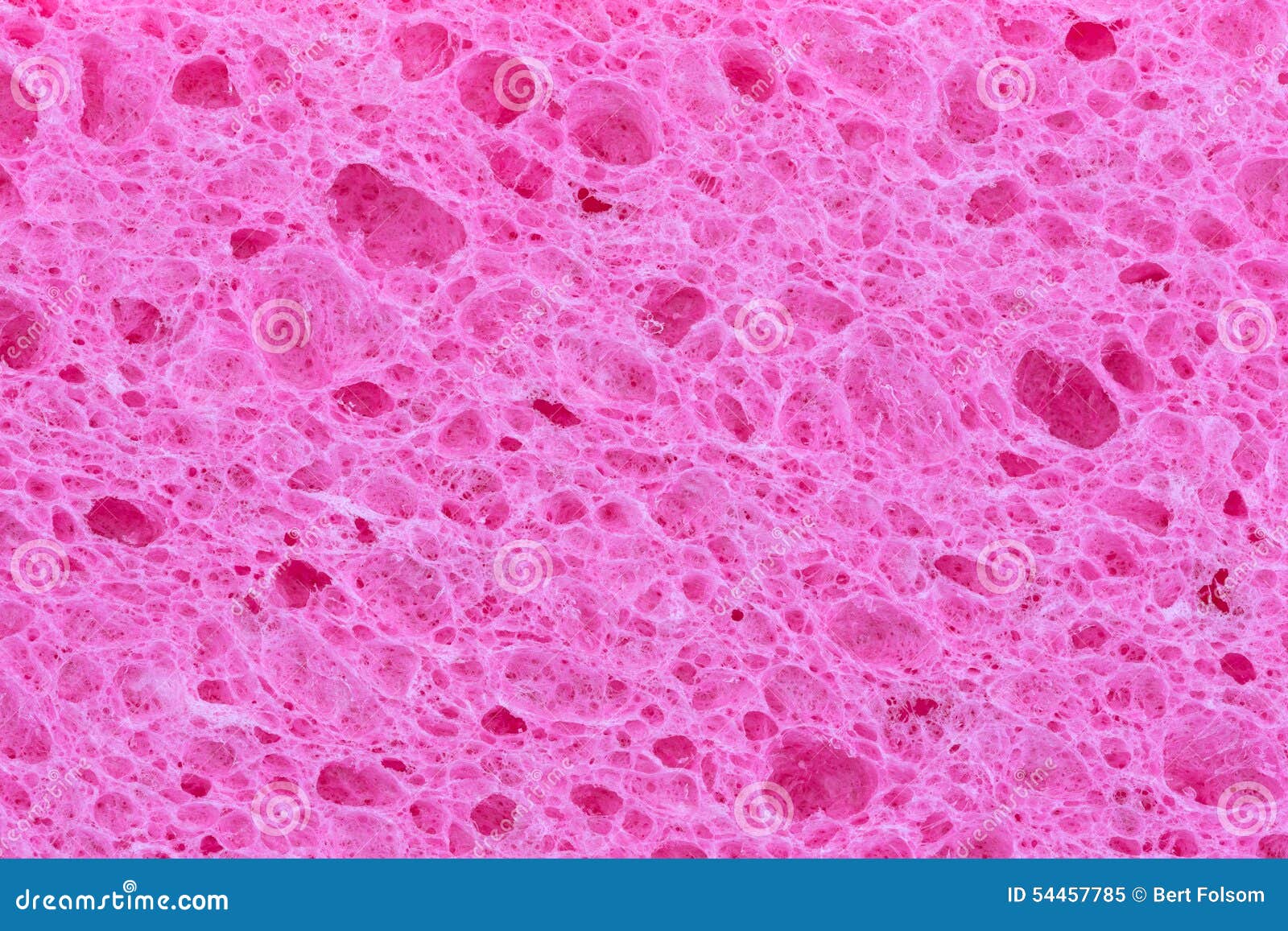 Close View of a Pink Sponge. Stock Image - Image of household, cleaner ...