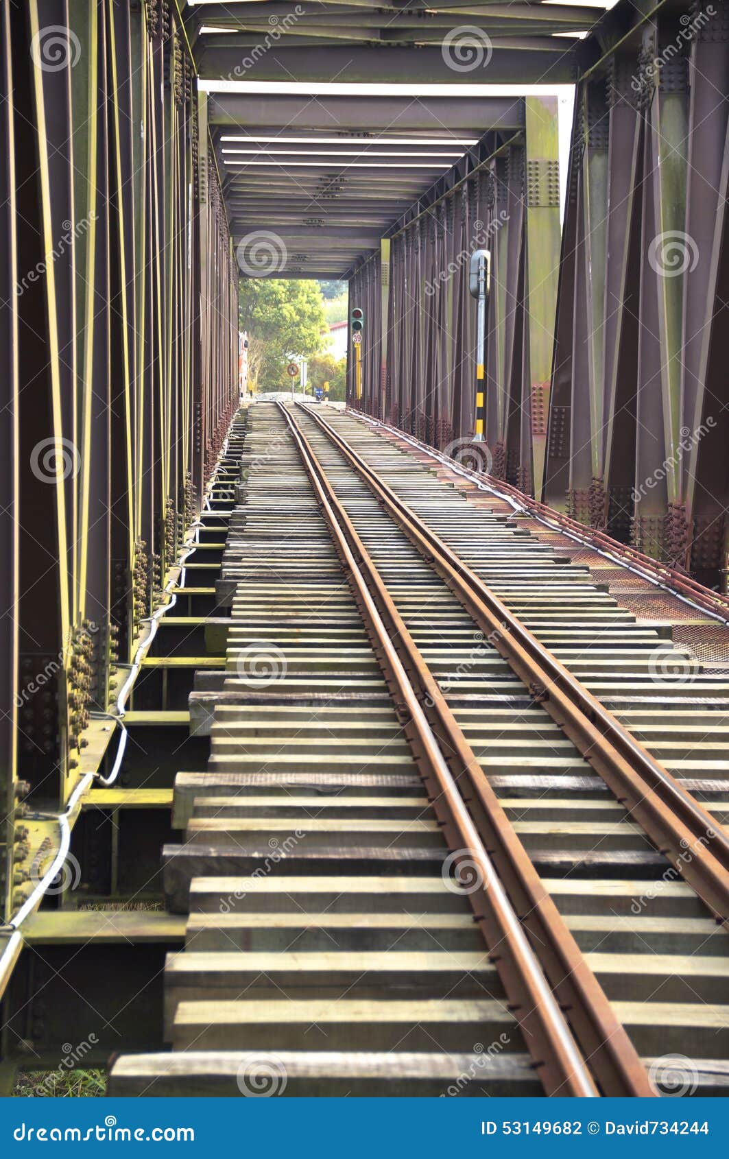 The Close View of Railroad Track Stock Photo - Image of train, vehicle ...