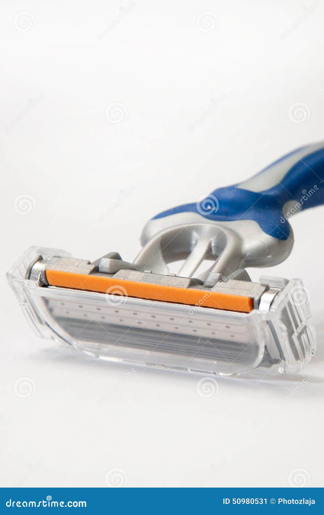 Close View of Razor for Shaving Stock Image - Image of beauty, blue ...