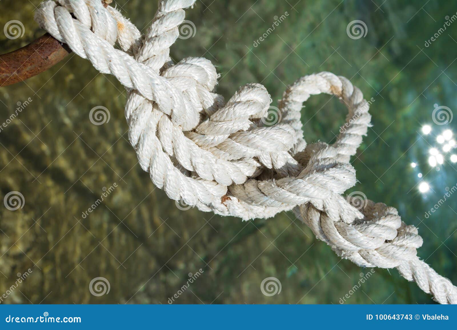 View of a sailor knot stock image. Image of closeup - 100643743