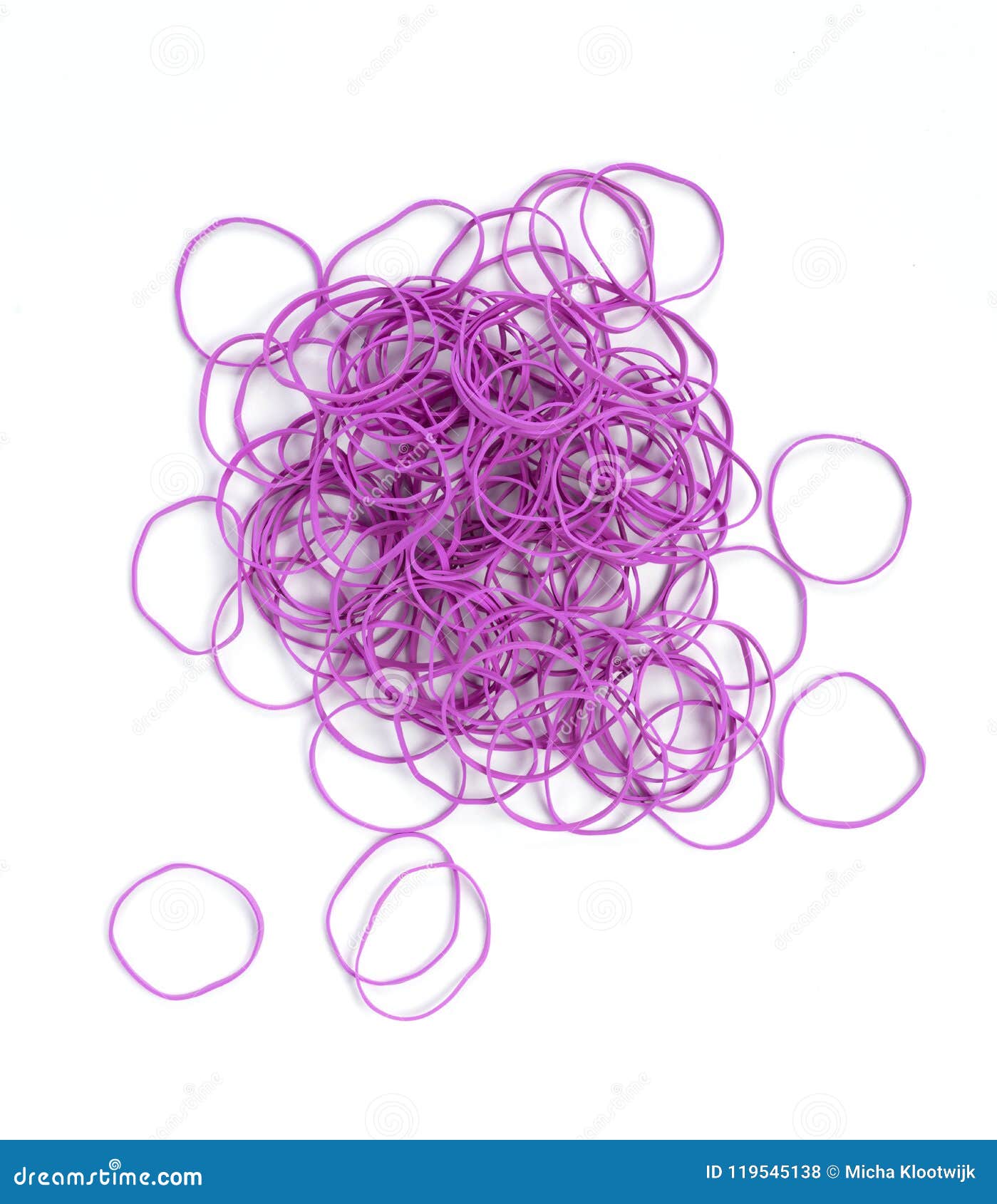 Close View Small Rubber Bands Stock Photo - Image of flexible, elastic ...